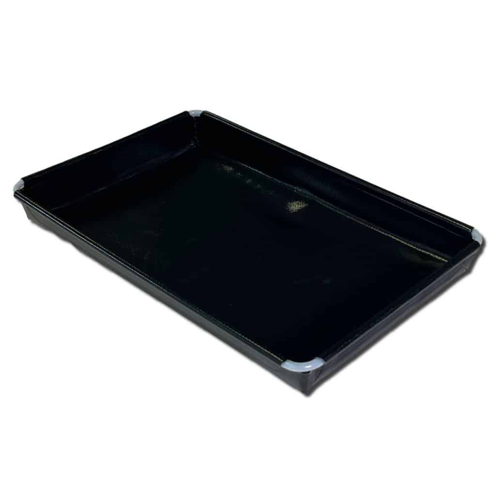 Black Teflon Tray - 28x18x3cm